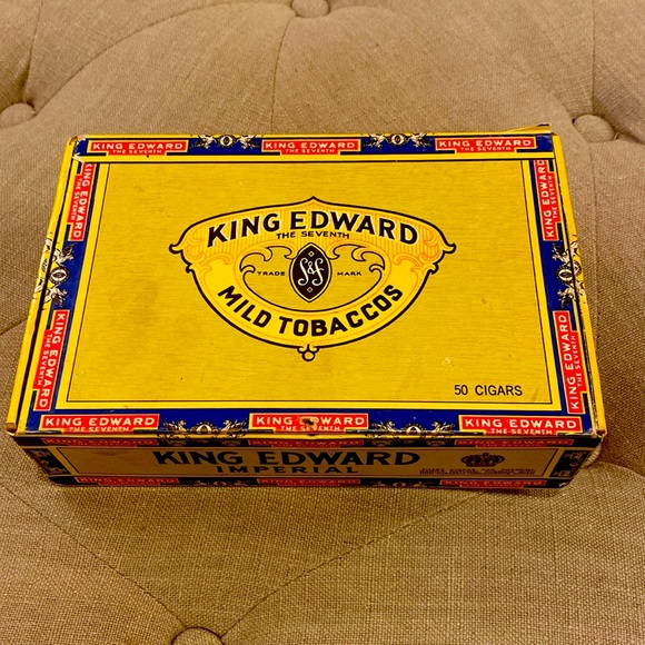 King Edward | Storage & Organization | Vintage King Edward Cigar Box ...